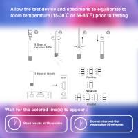 China Class II Instrument Classification Medical Influenza Flu A B Antigen Rapid Test Kit for sale