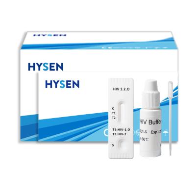 China CE Certified Medical HIV 1.2.0/Antigen Rapid Test Kit for Fast and Accurate Diagnosis for sale