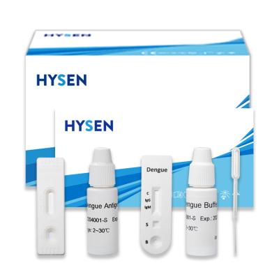 China Plastic Cassette Format Dengue IgG/IgM Combo Antibody Rapid Test Kit for sale