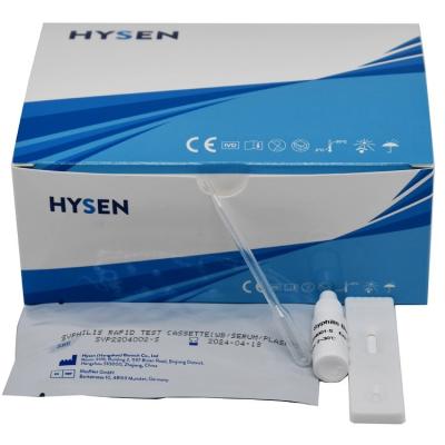 China Colloidal Gold Syphilis Test Kit for Infectious Disease Treatment 2 Years Shelf Life for sale