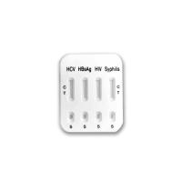 China Class II Cassete Format hbsag/hcv/hiv/syphilis combo rapid test kit for Fast Results for sale
