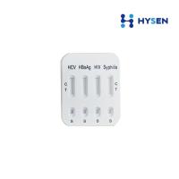 China Class II Cassete Format hbsag/hcv/hiv/syphilis combo rapid test kit for Fast Results for sale