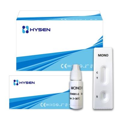 China Highly Sensitive MONO Mononucleosis heterophile Rapid Test Kit for Early Detection for sale