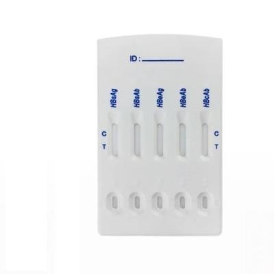 China HYSEN HBSG-322 Cassete Format Colloidal Gold HBsAg Diagnostic Test Kit for Health Medical for sale