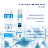China Manual Power Source 10 Panel Drug Test Rapid Test Card for Multi-drug Screen Testing for sale
