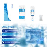 China Manual Power Source 10 Panel Drug Test Rapid Test Card for Multi-drug Screen Testing for sale