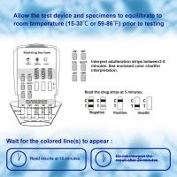 China Manual Power Source 10 Panel Drug Test Rapid Test Card for Multi-drug Screen Testing for sale