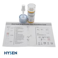 China Oral Fluid Multi 6 in 1 DOA Test Kit Class II Colloidal Gold One Step Saliva Drug Test for sale