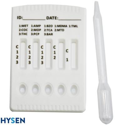 China Accurate Results Colloidal Gold DOA Test Kit for Multi Drug Testing for sale