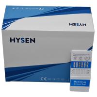 China CE Certified Drug Abuse Test Kit 6-in-1 Multi-Drug Test Card Rapid Drug Testing for sale