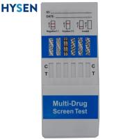 China CE Certified Drug Abuse Test Kit 6-in-1 Multi-Drug Test Card Rapid Drug Testing for sale