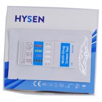 China CE Certification Hysen Drug Test Kits For 4 Panel 9 In 1 Thc Coc Amp Testing Doa Test for sale