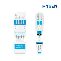 China Drug Testing Kit for Rapid Detection of AMP COC THC MET BZO in Saliva 99.96% Accuracy for sale