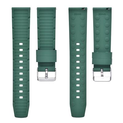 China FKM Rubber Watch Strap With Convex Industrial Style Featuring Polka Dots · Custom Logo Supported for sale