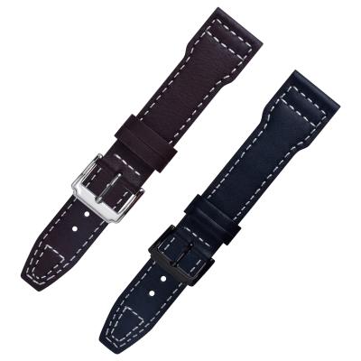 China Woven-line 3D Genuine Leather Watch Strap · OEM/ODM for sale