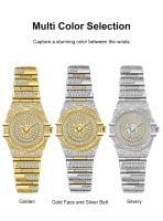 China Luxury Women's Quartz Watch with Rose Gold Bracelet - 3ATM Water Resistance | Wholesale Manufacturer in Shenzhen, China for sale