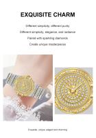 China Luxury Women's Quartz Watch with Rose Gold Bracelet - 3ATM Water Resistance | Wholesale Manufacturer in Shenzhen, China for sale