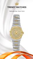 China Luxury Women's Quartz Watch with Rose Gold Bracelet - 3ATM Water Resistance | Wholesale Manufacturer in Shenzhen, China for sale
