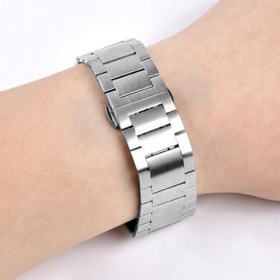 China Solid Stainless Steel Watch Band · Compatible With Smartwatches for sale