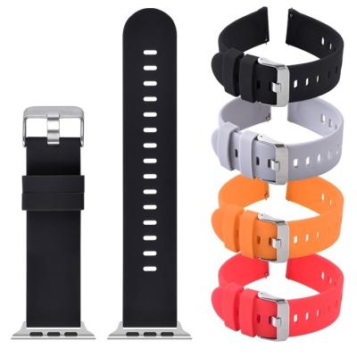 China SHX-098 Buckle Elastic Silicone Watch Strap · Suitable For Huawei And Apple Watches | OEM/ODM for sale