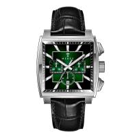 China Stainless Steel Square Men's Quartz Watch, ODM Supported | Comes With Genuine Leather Strap - Made in Shenzhen, China for sale