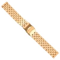 China Premium 3-Link Solid Stainless Steel Watch Bracelet for sale