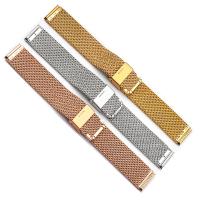 China PVD Stainless Steel Gold Watch Band · RoHS Compliant for sale