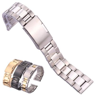 China PVD Solid Gold Metal Strap · Customizable Color/clasp/logo for sale