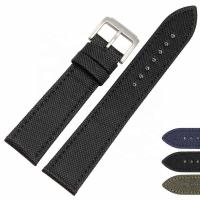 China Black Waterproof Canvas Strap · 16~24mm for sale