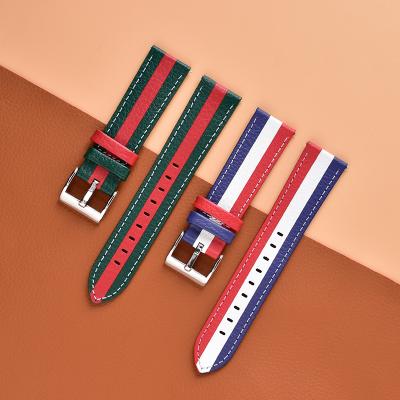 China Liberal-style Engraved And Lacquered Watch Strap · 18/20/22mm for sale
