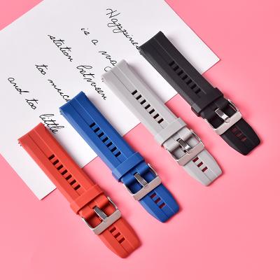 China Quick-release Rounded Silicone Watch Band · Customizable Logo | OEM/ODM - SHX for sale