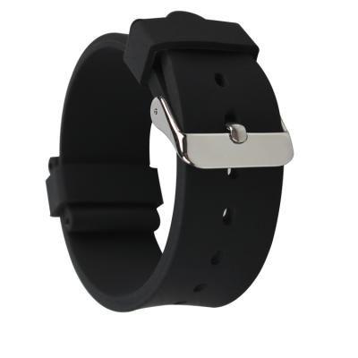 China SHX-082 Soft Sport Silicone Watch Strap · Customizable Logo And Color for sale