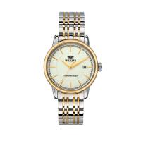 China PVD-Coated Gold And Silver Two-Tone Quartz Watch for sale