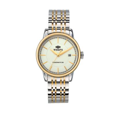 China PVD-Coated Gold And Silver Two-Tone Quartz Watch for sale