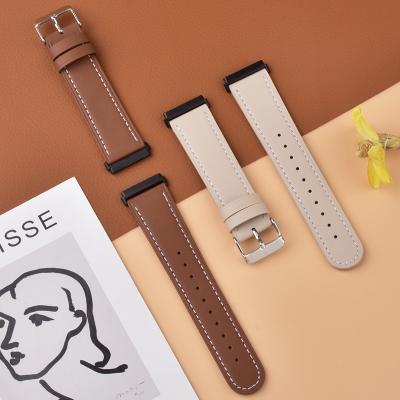 China 20mm Genuine Leather Watch Replacement Strap · Engraved/Laser-Etched Patterns for sale