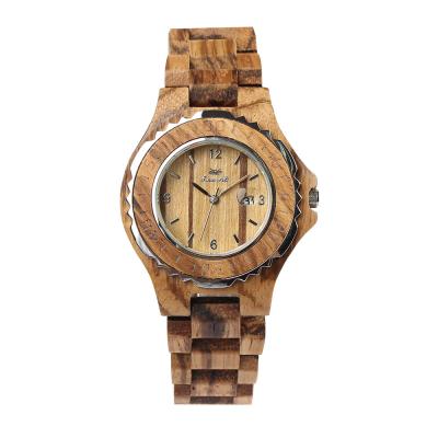 China Wooden-Style Men's Quartz Watch · Featuring Japanese Miyota Movement for sale