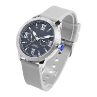 China 5ATM Water-Resistant Black/White Quartz Watch With Date Display for sale