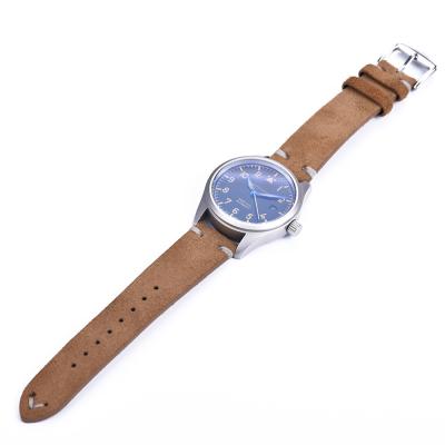 China 20/22mm Handmade Suede Leather Watch Strap · Multiple Colors Available | SHX China Manufacturer for sale