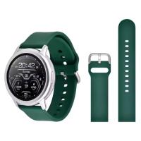 China Solid Color Smartwatch Silicone Strap · Silky Smooth Feel | Customizable Logo And Colors - China Wholesaler SHX for sale