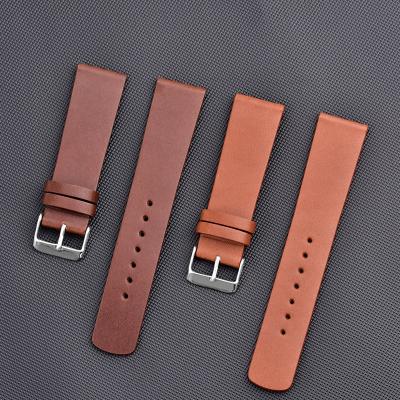 China Soft, Glossy Calfskin Leather Strap for sale