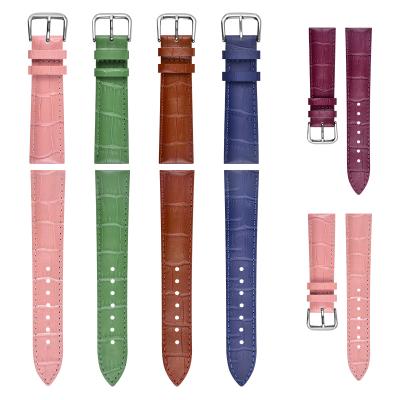 China Premium Calfskin Watch Strap, Multiple Colors Available for sale