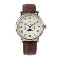 China European-style Sapphire Crystal Moon Phase Quartz Watch for sale