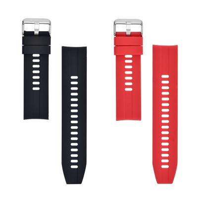 China Quick-Release Silicone Watch Strap With Bend · Customizable Logo And Colors | OEM - China Wholesale Supplier SHX for sale
