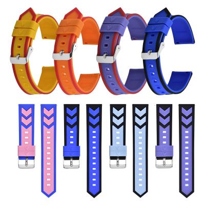China Waterproof 3D Silicone Watch Strap · Customizable Size And Logo | OEM/ODM - SHX for sale