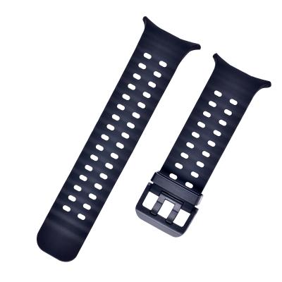 China Tang Buckle Double-Tongue Double-Hole Silicone Watch Strap · Customizable Colors | OEM/ODM - China Wholesaler SHX for sale