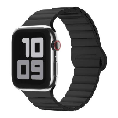China Ultra-thin Magnetic Silicone Watch Strap · 38~41mm | OEM/ODM - Customizable Logo · SHX for sale
