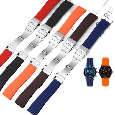 China Silicone Watch Strap With Folding Steel Buckle ·  OEM/ODM - Shenzhen Factory Direct Sales SHX for sale