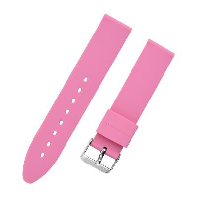 China Smooth Surface Silicone Watch Band · 18–24mm | OEM/ODM - China Wholesaler SHX for sale