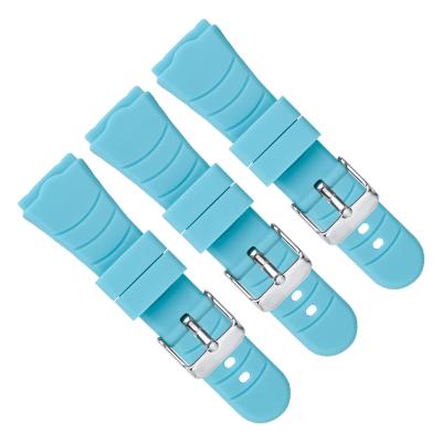 China Curved Silicone Watch Band · CE/ROHS/SGS Certified | Customizable Colors And Logo - SHX for sale