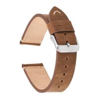 China 18mm Vintage Suede Leather Watch Strap for sale